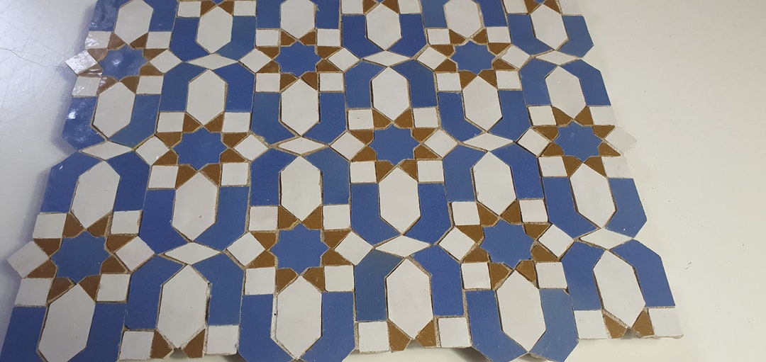 Moroccan Handmade Mosaic Tiles ,zelij Ceramic Tiles , Floor and Wall ...