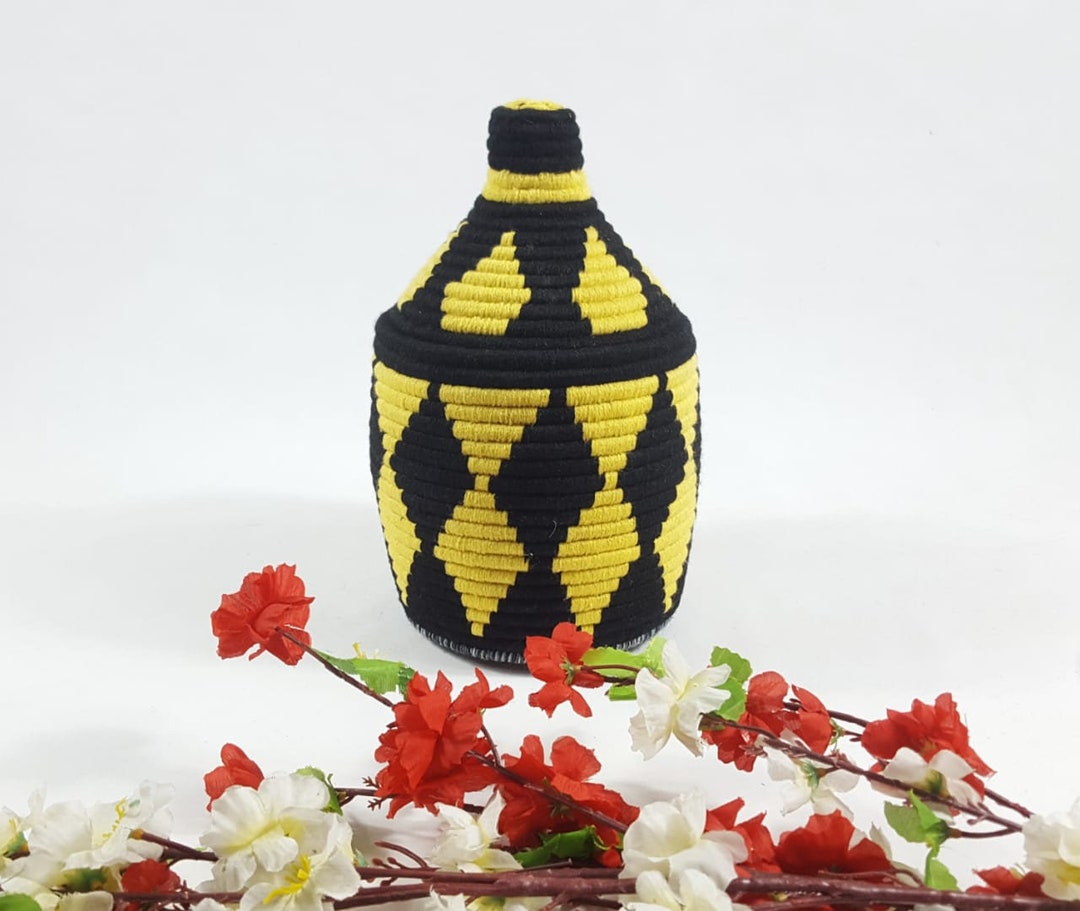 Moroccan Basket Berber Basket African Braiding Basket , Handwoven ...