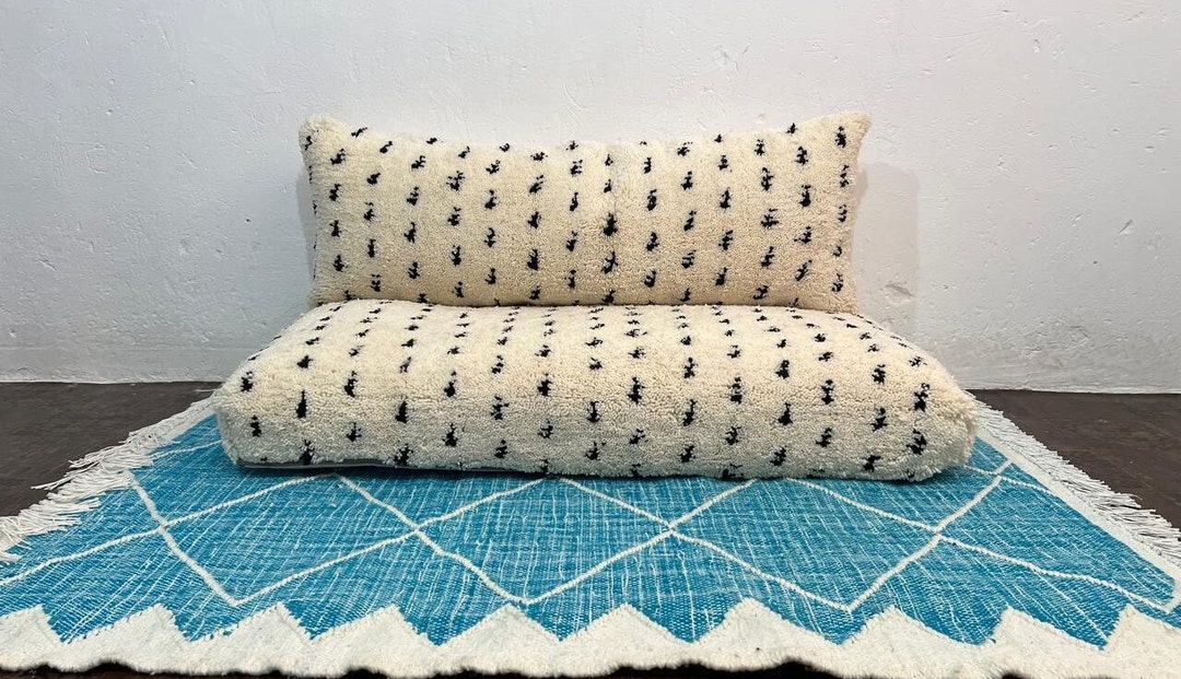 Moroccan Floor Couch Beni Ourain Couch , Floor Pouf Stuffed Floor ...