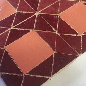 Brown Moroccan Handmade Mosaic Tiles ,zelij Ceramic Tiles , Floor and ...