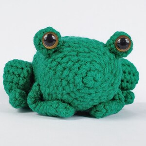 Amigurumi Frog Stuffed Animal PATTERN, Crochet Frog Amphibian Amigurumi ...