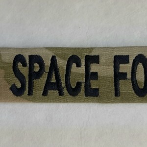 New 3 Color Air Force or Space Force Name or Branch Tape Sew on or Hook ...