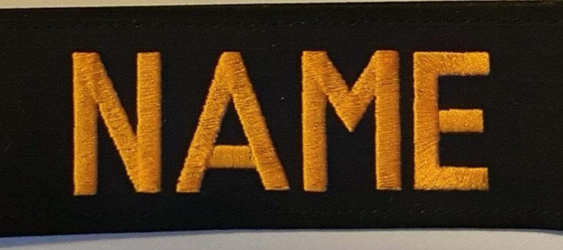 RUGGED TOUGH Tactical 2 Inch Name Tape With Hook Fastener Sewn | Etsy