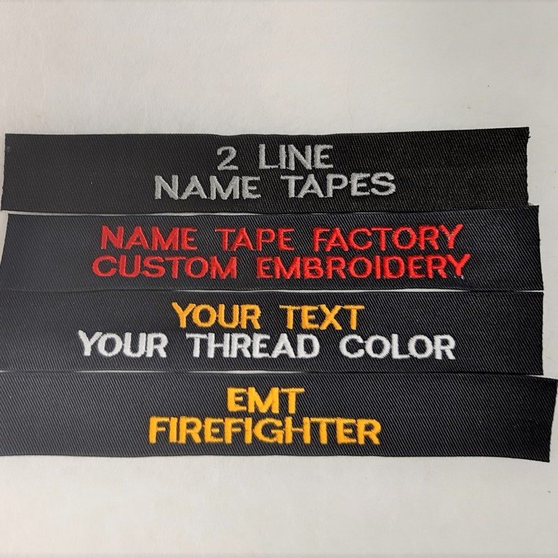 NameTapeFactory - Etsy
