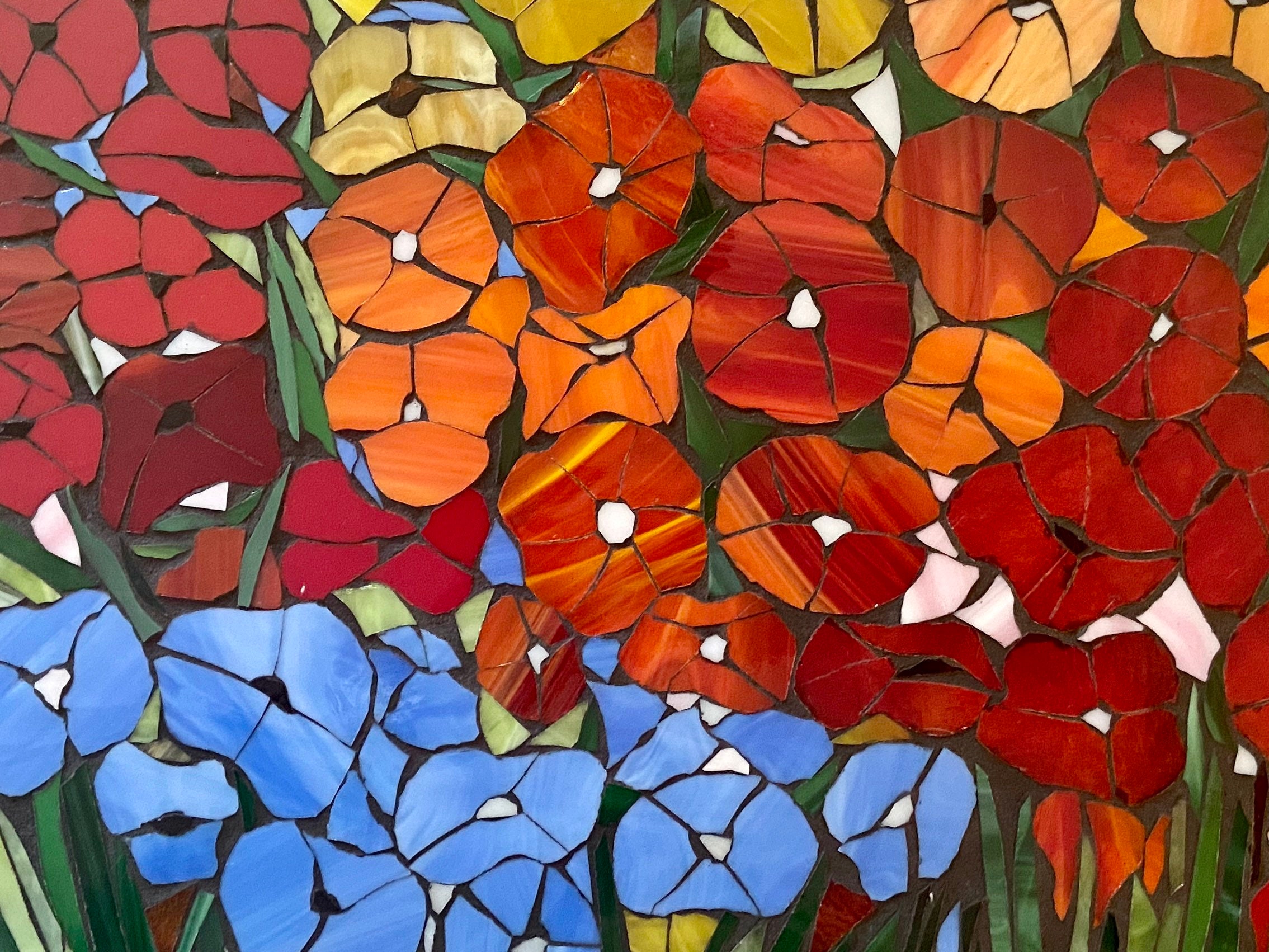 Poppy Mosaic Patterns For Beginners 290 Poppies Ideas | Stained Glass