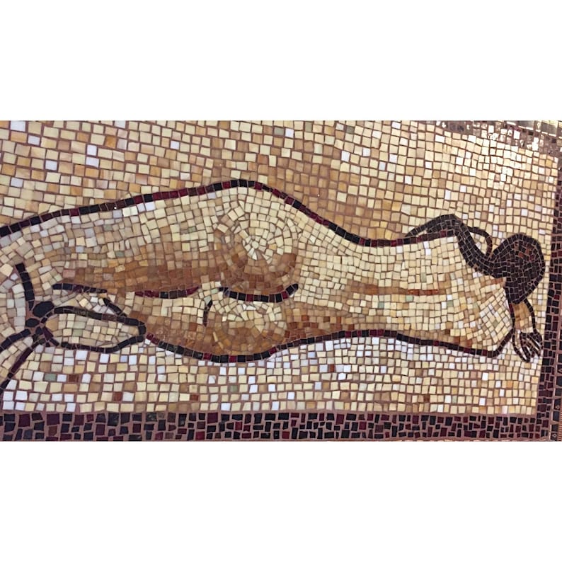 Fern Stained Glass Mosaic Art: Framed Garden Wall Decor (12x8.25) - Etsy