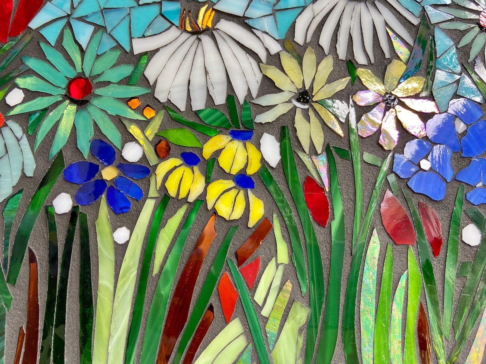 Mixed Flower Stained Glass Window Framed Hanging Glass Art Etsy mixed-flower-stained-glass-window-framed-hanging-glass-art-etsy