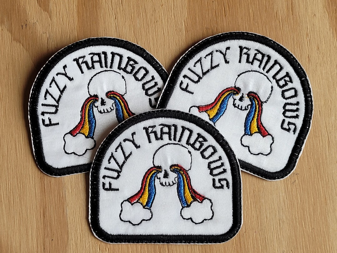 Fuzzy Rainbows Billy Strings Handmade Sew on Patch Bmfs - Etsy