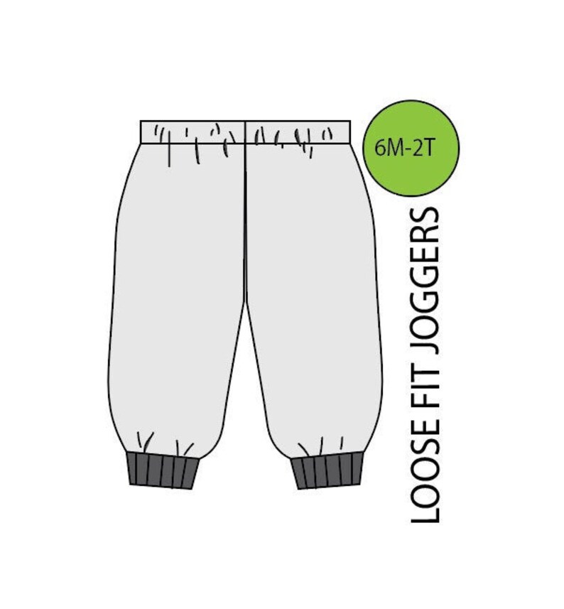 Joggers Sewing pattern for baby sewing pattern pdf instant | Etsy