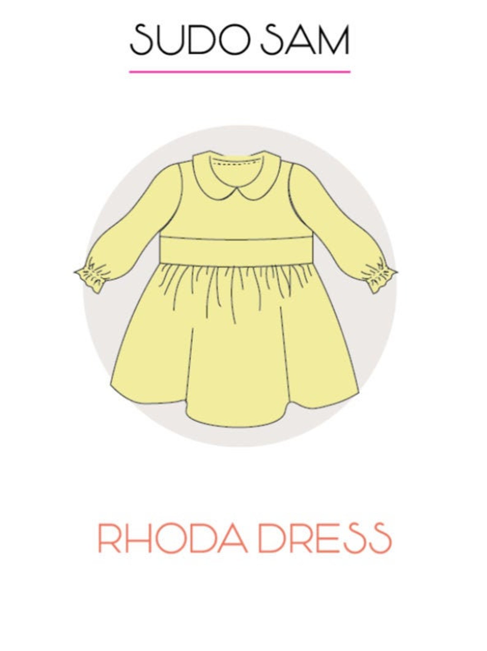 Girls Baby Dress Pattern Pdf Girls Sewing Patterns Baby | Etsy