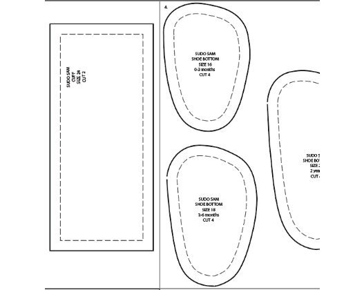 Baby Booties Sewing Pattern PDF Kids Sewing Patterns Pdf - Etsy