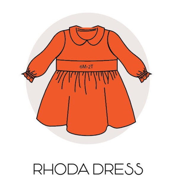 Baby dress Sewing Pattern PDF party dress sewing patterns | Etsy