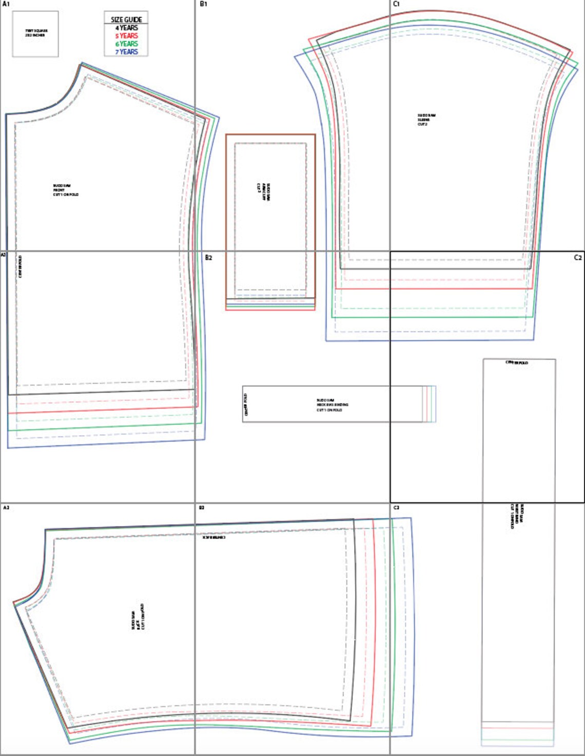 Drop Shoulder Sweater Sewing Pattern Pdf Sweatshirt Sewing - Etsy