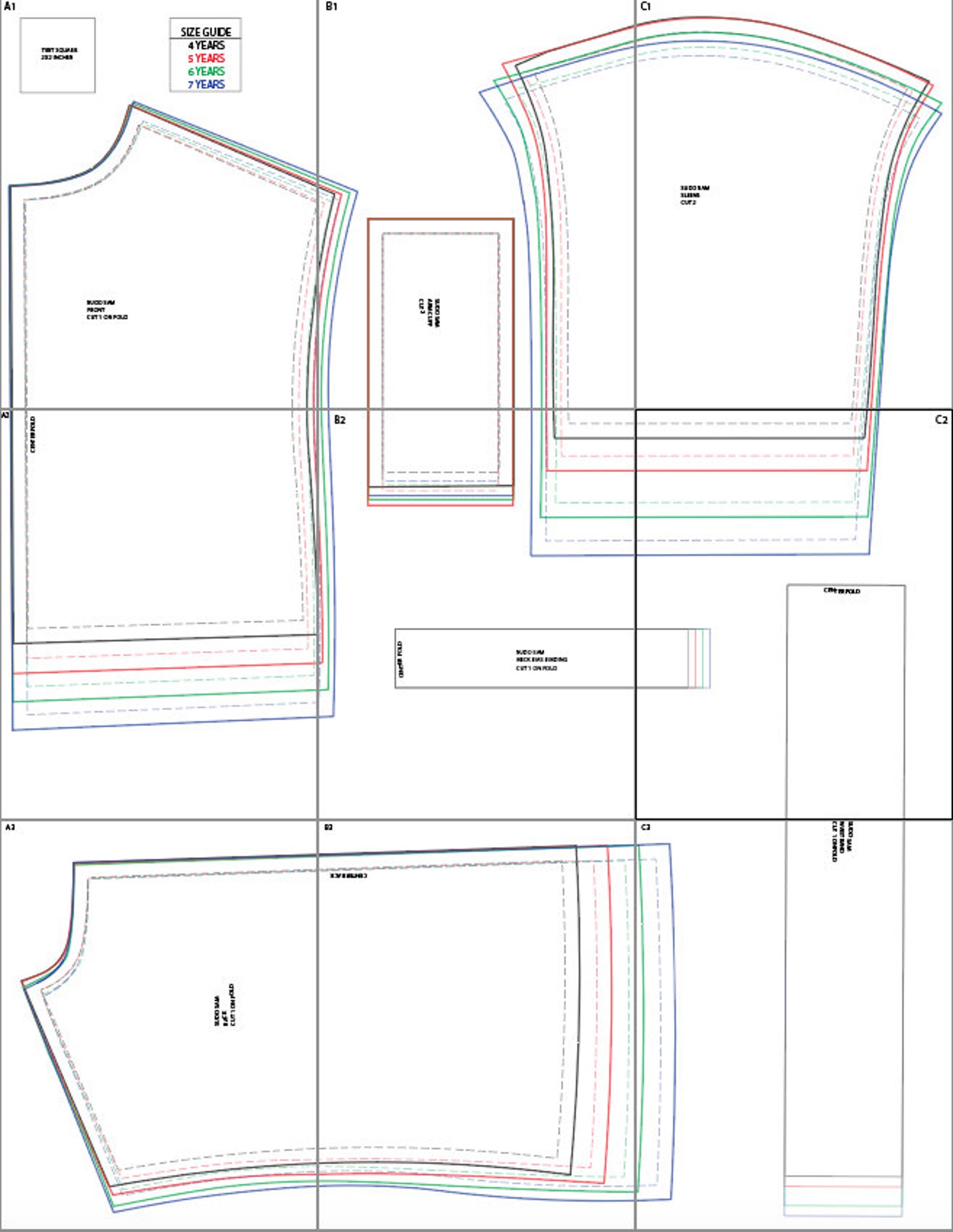 Drop Shoulder Sweater Sewing Pattern Pdf Sweatshirt Sewing - Etsy