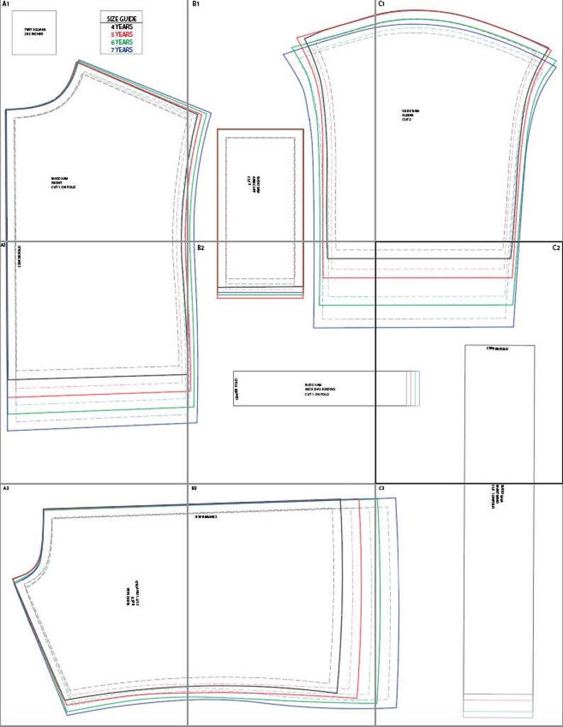 Drop Shoulder Sweater Sewing Pattern Pdf Sweatshirt Sewing - Etsy