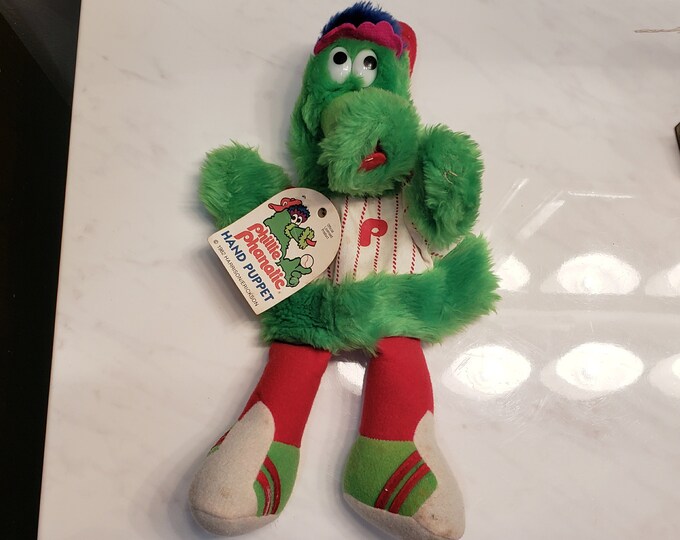 Vintage 1982 Phillie Phanatic Hand Puppet With Tags - FREE SHIPPING ...