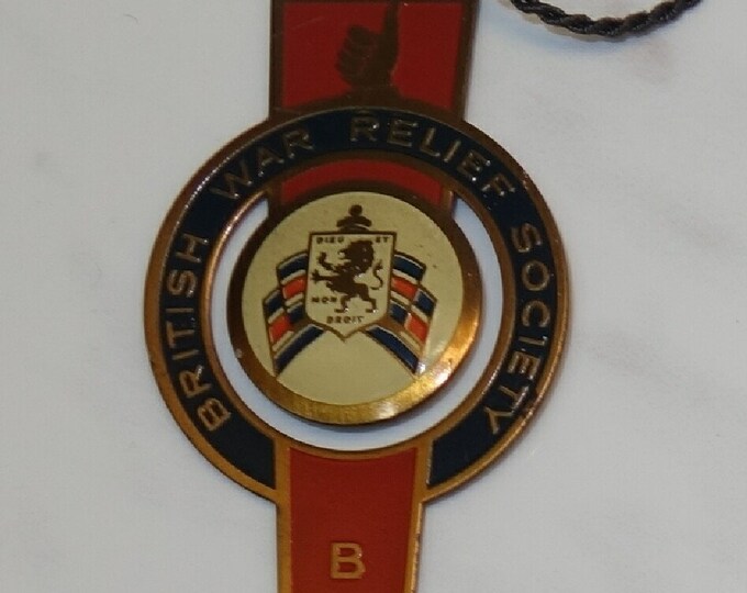 WW2 British War Relief Society Bookmark FREE SHIPPING - Etsy
