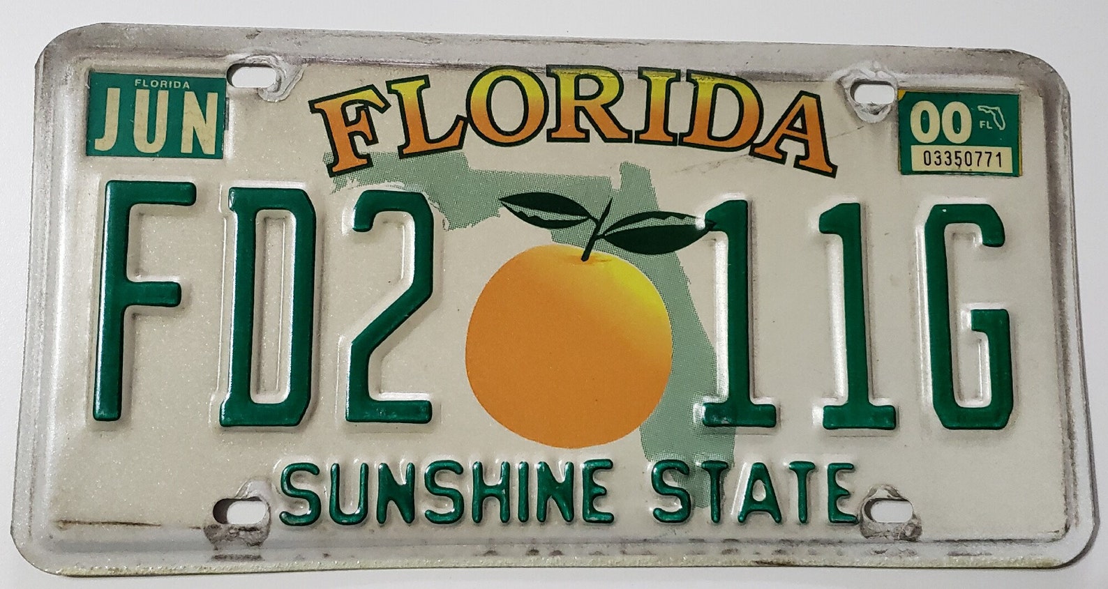 Vintage Florida 2000 License Plate Vehicle Tag FREE SHIPPING - Etsy