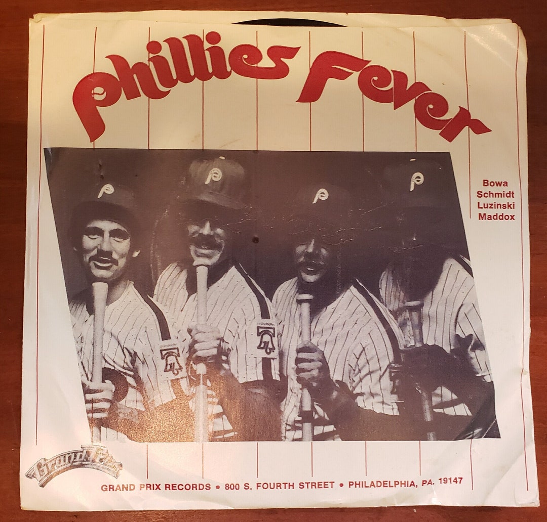 Vintage Phillies Fever 1977 Vinyl 45RPM: Bowa, Schmidt, Luzinski ...