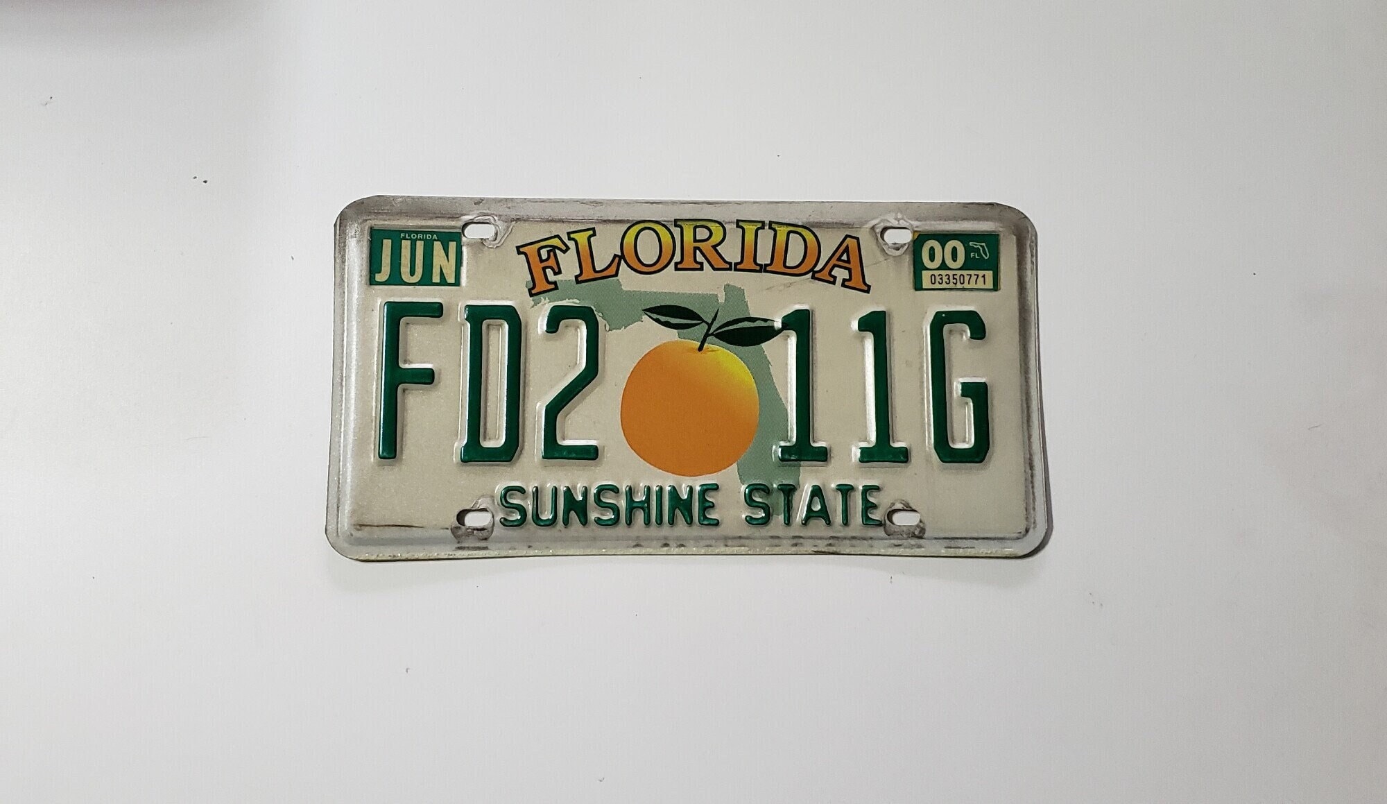 Vintage Florida 2000 License Plate Vehicle Tag FREE SHIPPING - Etsy