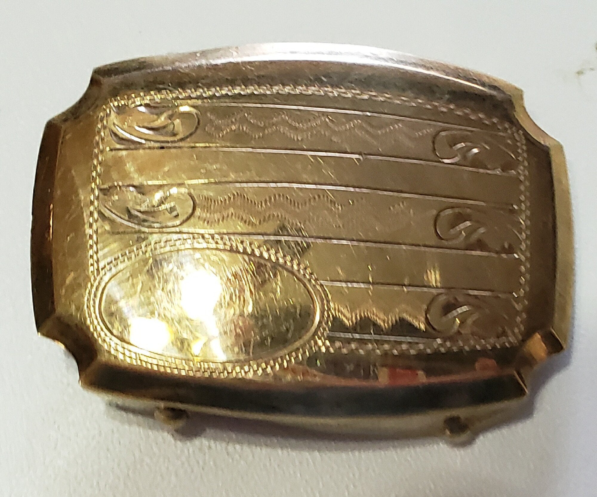 Vintage Men's Engravable Gold Belt Buckle - FREE SHIPPING!! - Etsy