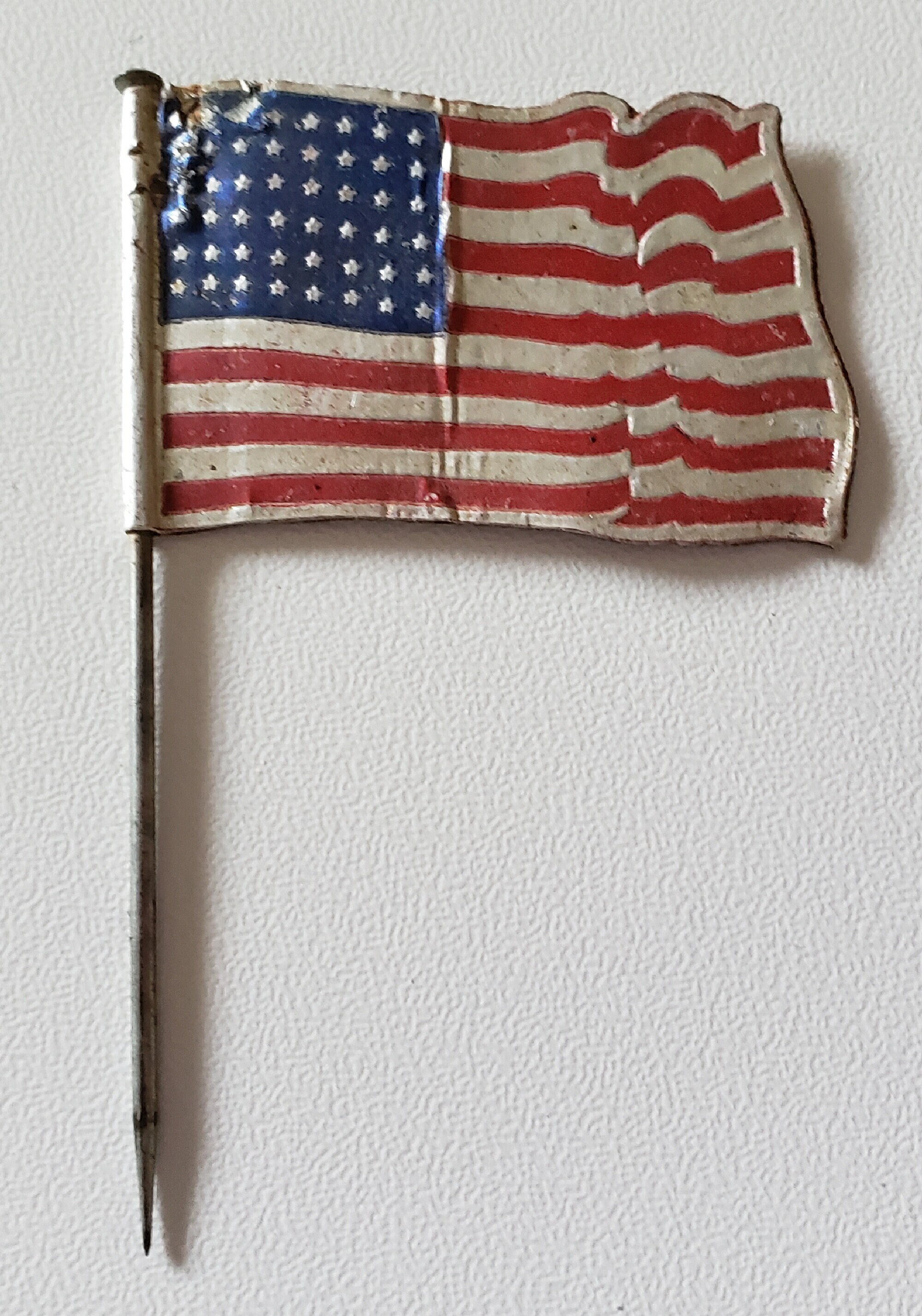 Vintage 48-star WWII Era Metal United States Flag Pin FREE SHIPPING - Etsy