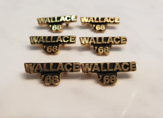 6 Vintage George C Wallace 1968 Presidential Campaign… - Gem