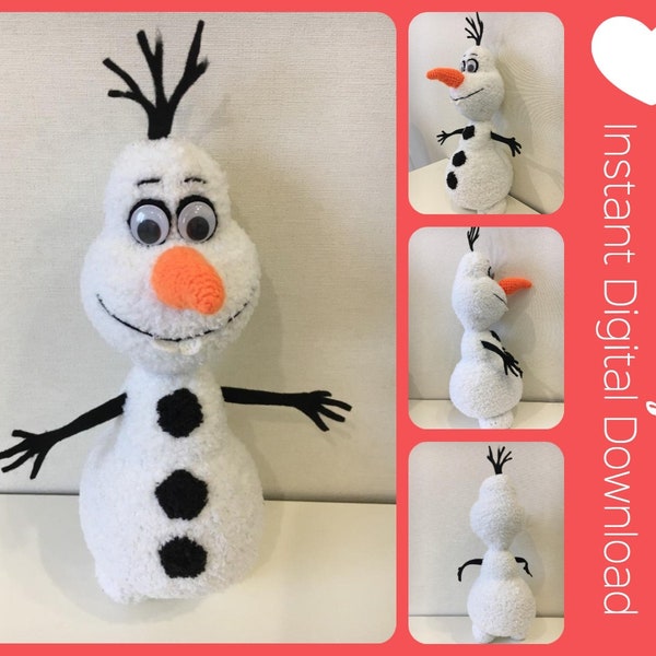 Crochet Olaf - Etsy