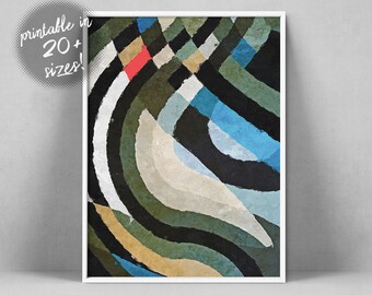 Modern art poster | Etsy