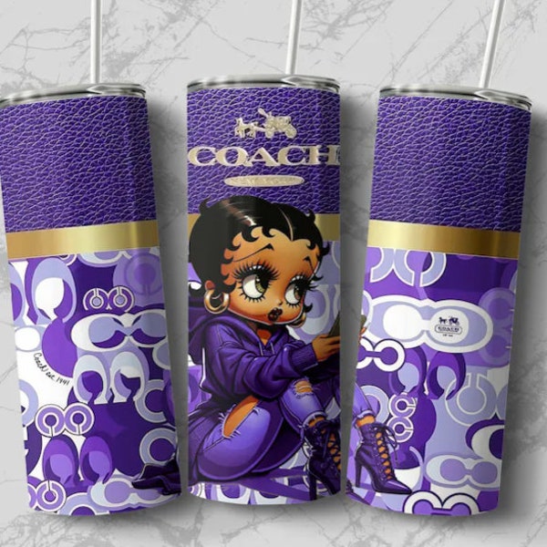 Betty Boop Coach Tumblers - Etsy