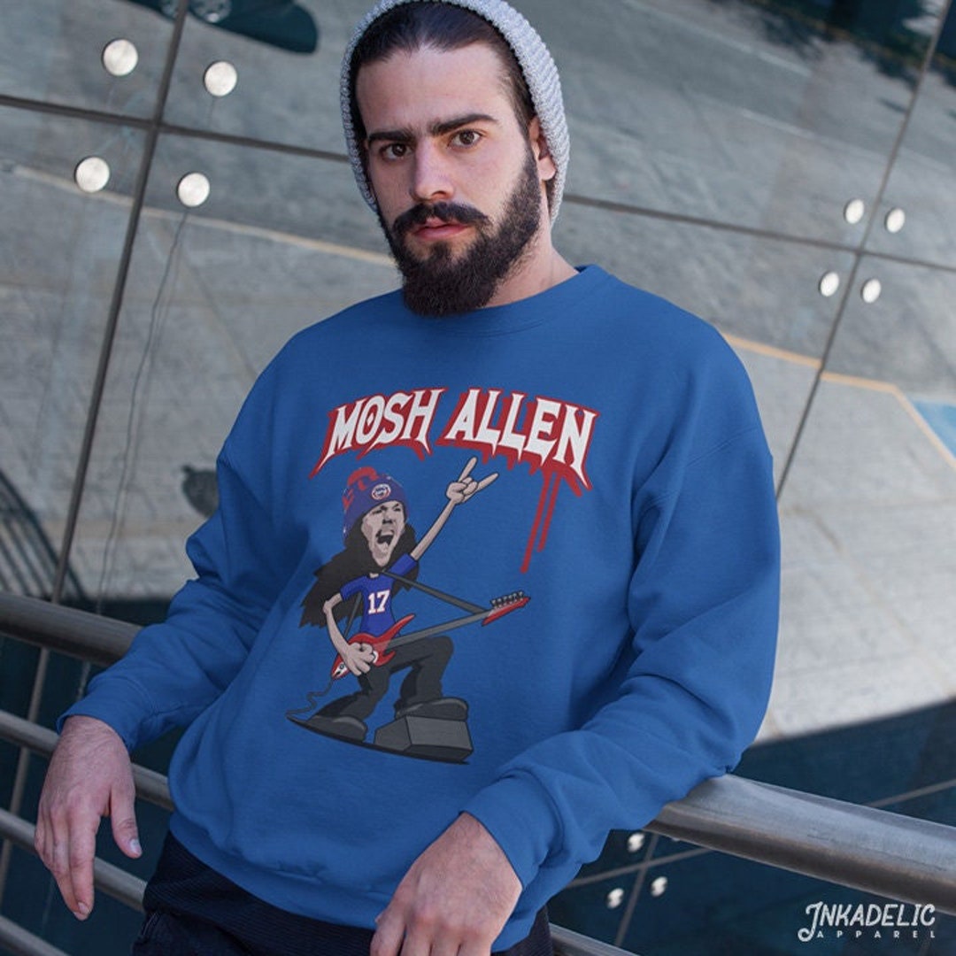 Josh Allen Funny Parody Tee Mosh Allen Buffalo Bills Fans Circle the ...