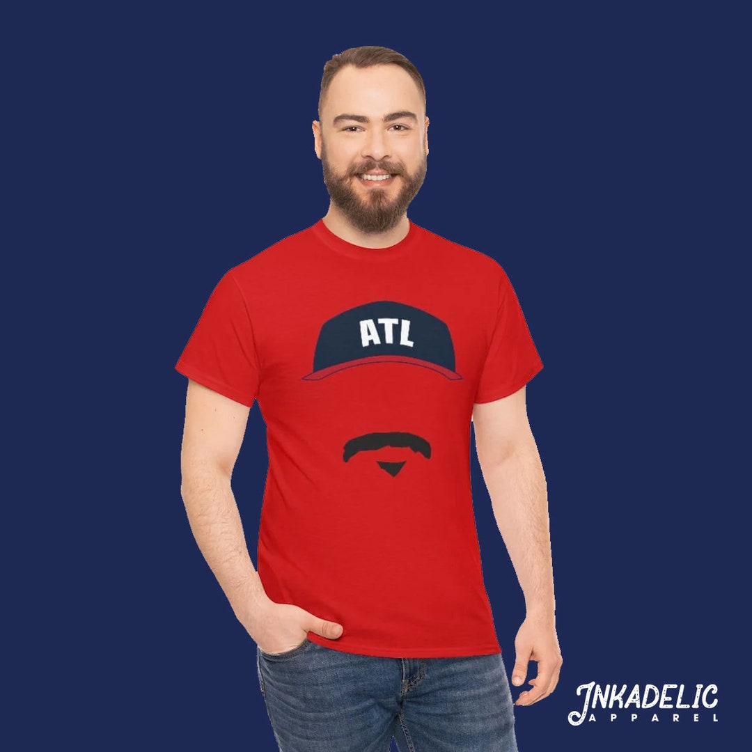 Spencer Strider Mustache Atlanta Braves Rookie Pitcher Fan ATL Baseball ...
