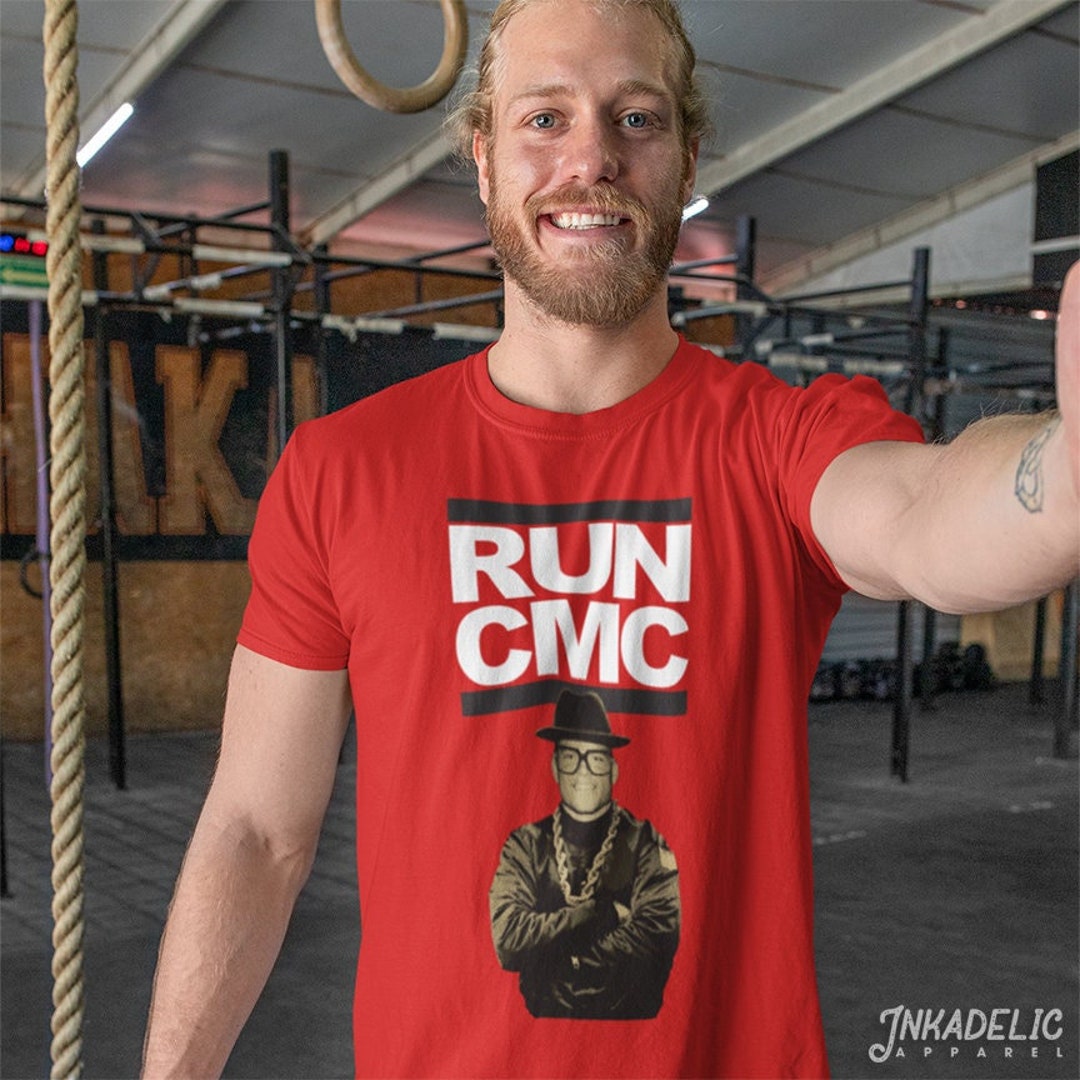 Christian Mccaffrey Run CMC 49ers Shirt San Francisco Niners Cool Fan ...