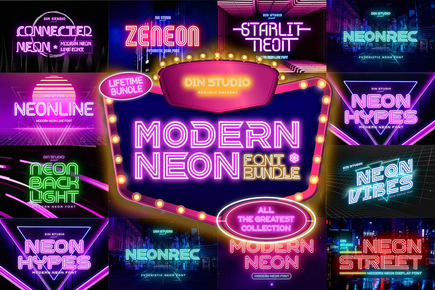 Studio Neon Font