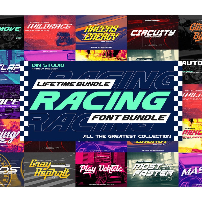 Car Racing Svg - Etsy