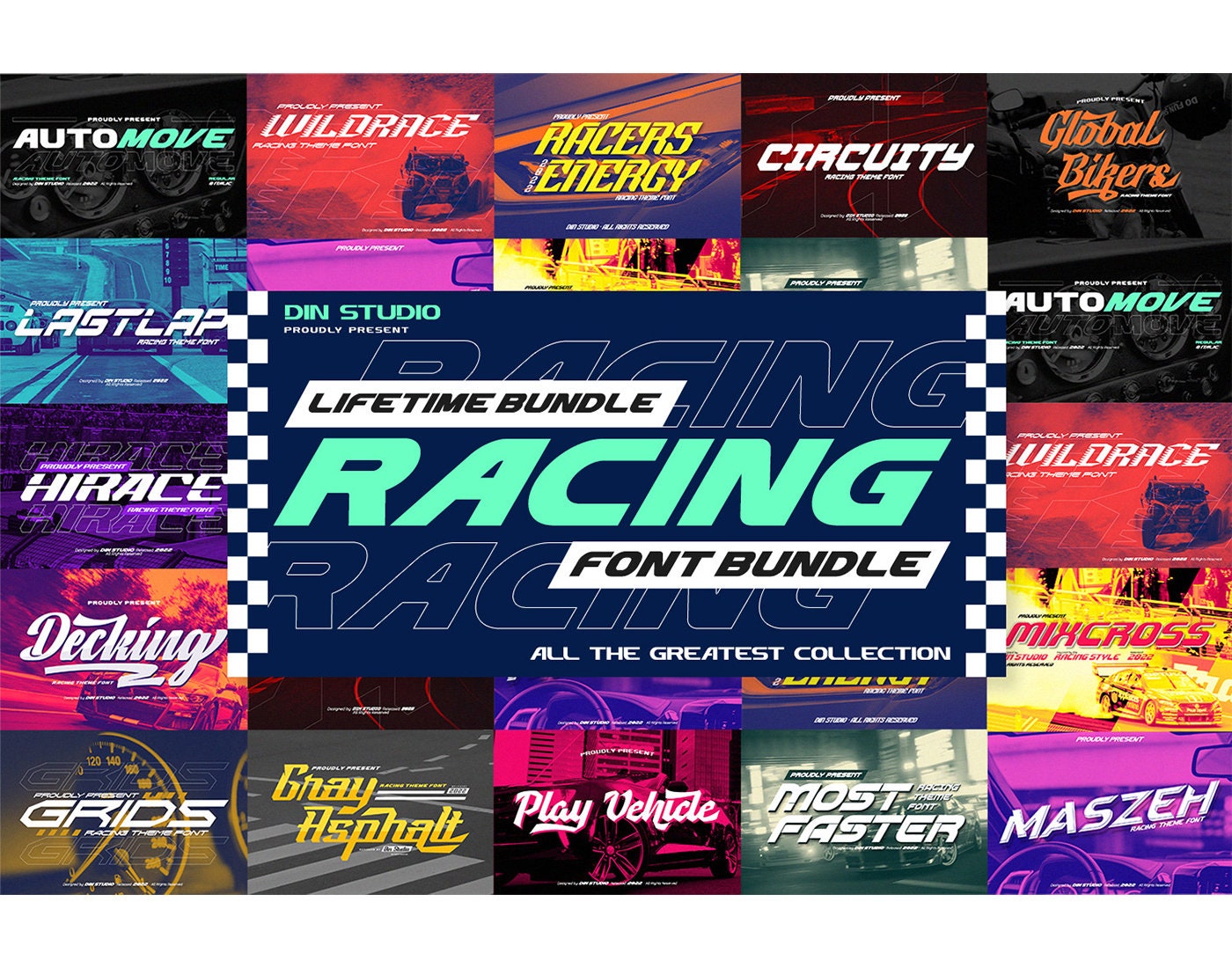Car Racing Fonts 30+ Best Racing Fonts For Your High Speed Designs
