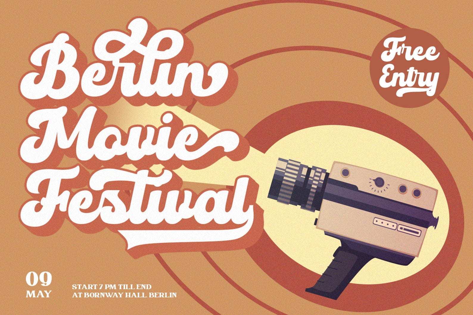 Vintage Round Font | Instant Digital Download | Vintage & Groovy Fonts ...