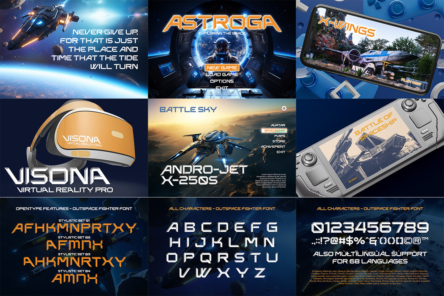 Special Game Font Bundle Font Bundle Instant Download, Canva and ...