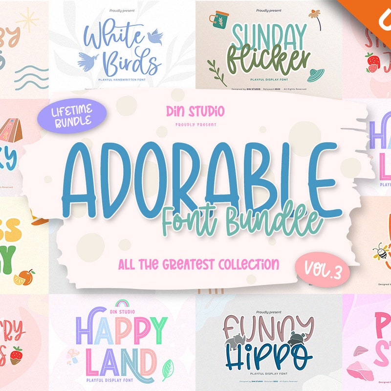 Font Bundle - Etsy