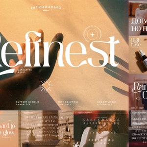 Modern Font Bundle 3: SVG & PNG for Canva, Cricut, Procreate. Stand Out ...