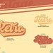 Vintage Round Font | Instant Digital Download | Vintage & Groovy Fonts ...