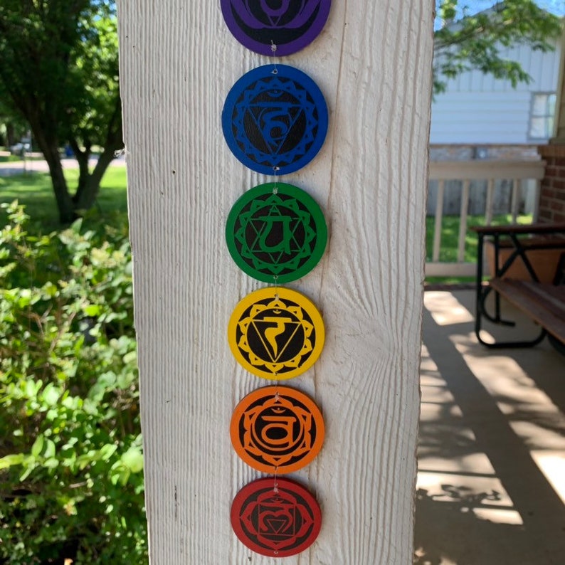 Chakra Wall Hanging Chakra Art Decor Painting Chakras | Etsy Chakra Wall Hanging Chakra Art Decor Painting Chakras | Etsy