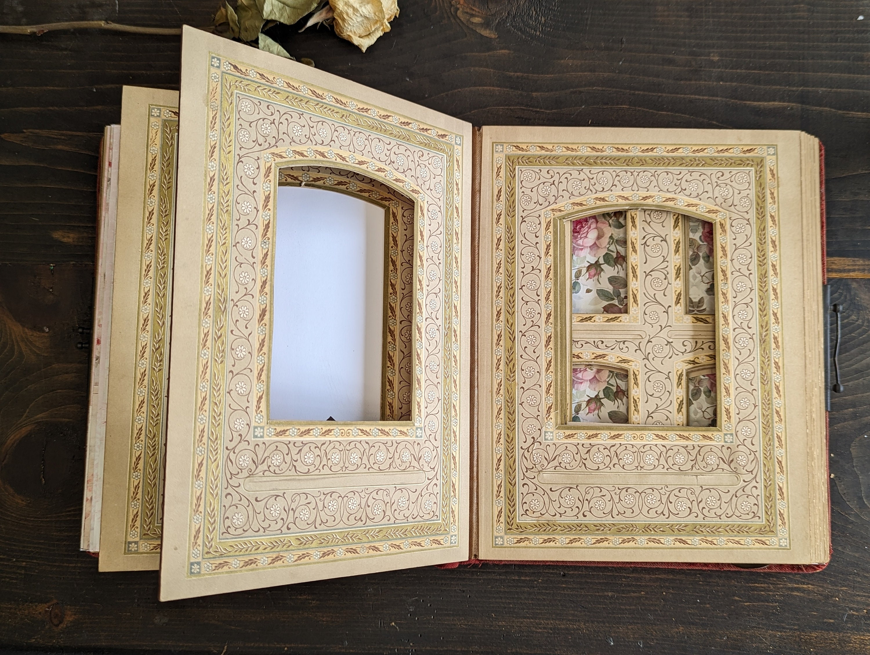 Antique Album Handmade Trunk With Antique Treasures - Etsy
