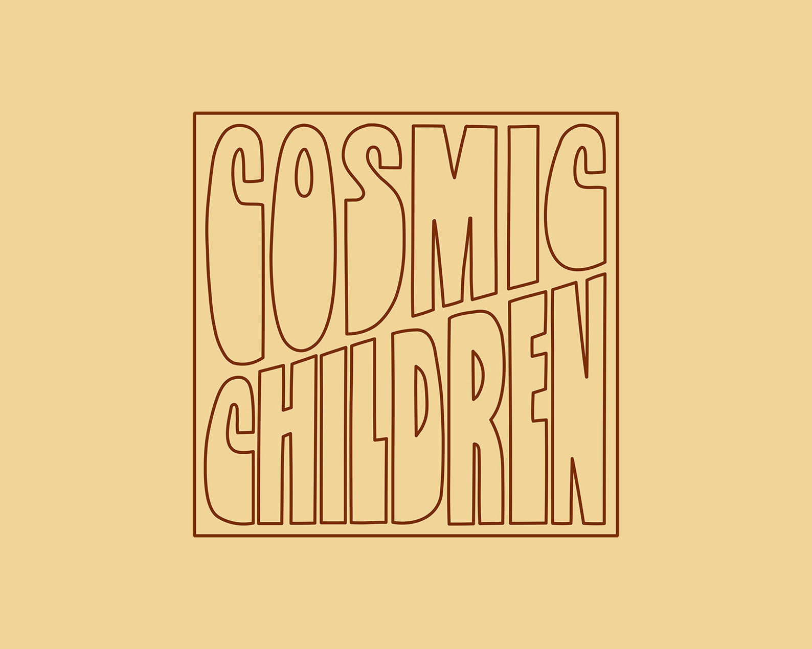 Retro Logo Funky 70s Logo Psychedelic Minimalist Logo | Etsy