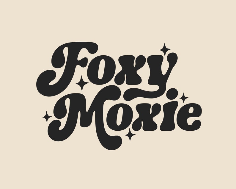 Retro Logo Groovy 70s Logo Funky Disco Logo Vintage Sexy - Etsy