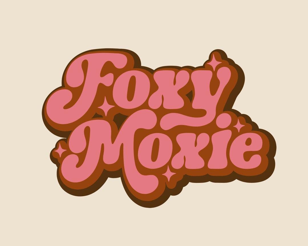 Retro Logo Groovy, 70s Logo Funky, Disco Logo Vintage, Sexy Logo ...