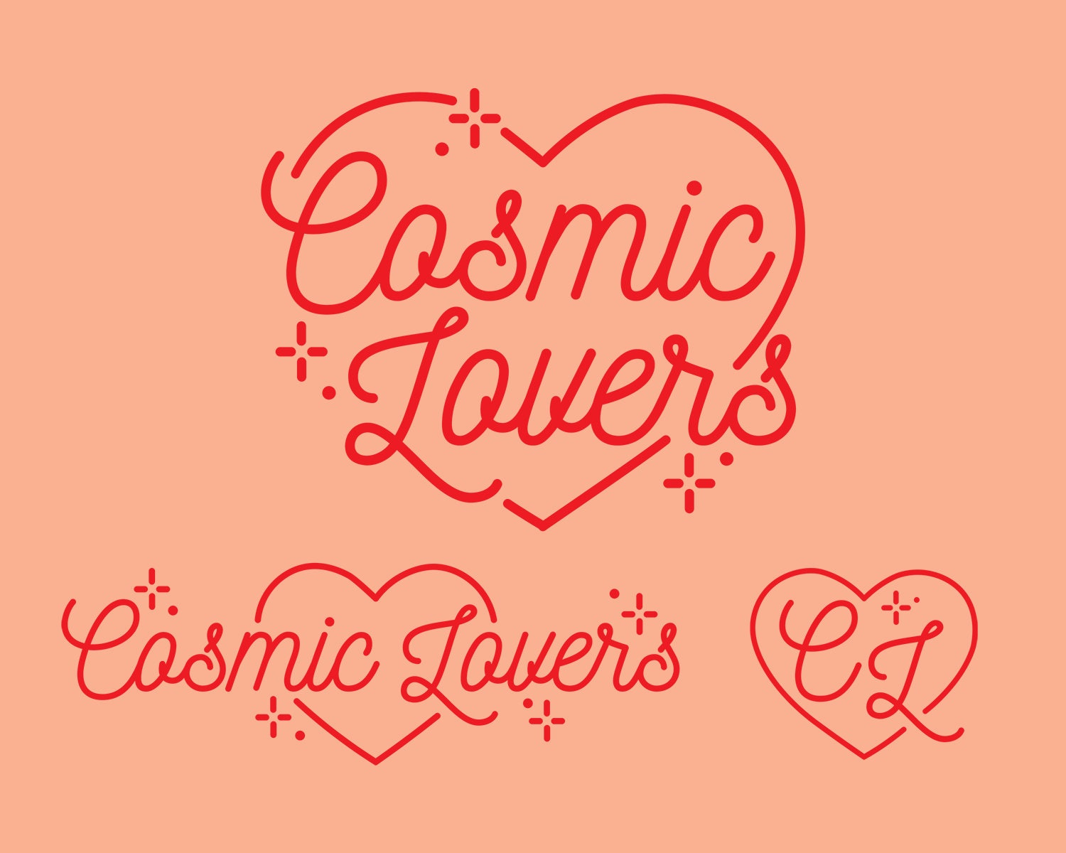 Heart Logo Retro Funky Logo Seventies Instagram Logo - Etsy