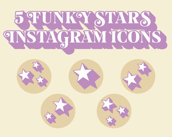 Insta Story Cover Icons Boho Retro Branding Kit Instagram Stories ...