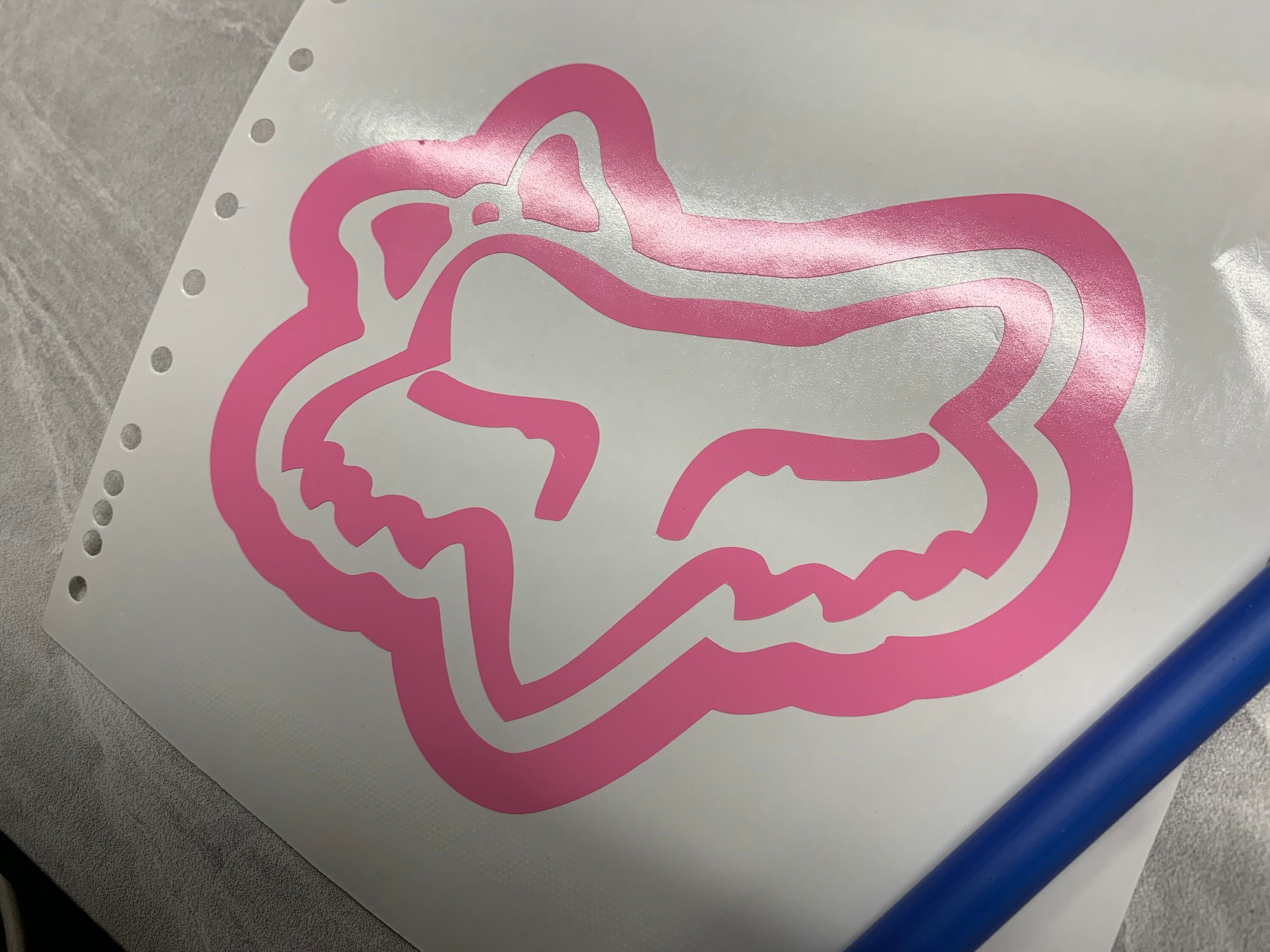 Fox Racing Decal Die Cut Sticker Oracal 651 Vinyl Kleur opties | Etsy