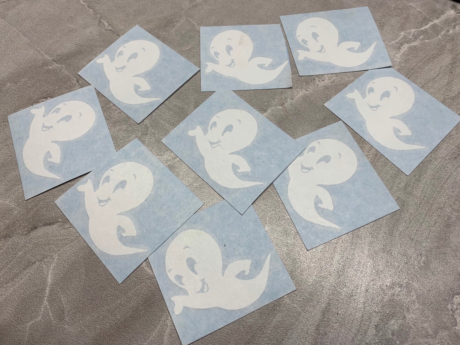 Casper Sticker the Friendly Ghost MINI 2 Inch Vinyl Decal | Etsy